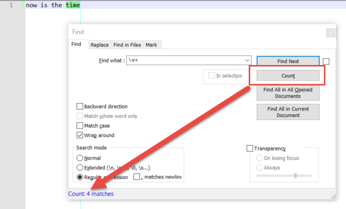 Word Count Notepad Community