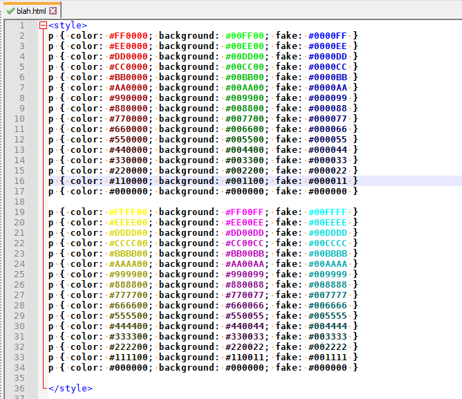 HTML Colors In Proper Colors Notepad Community