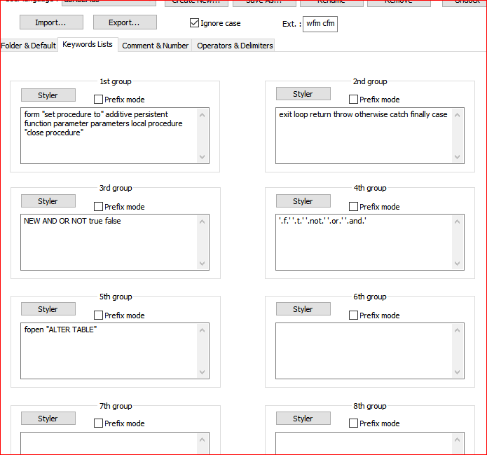 Key Words In Language Notepad Community