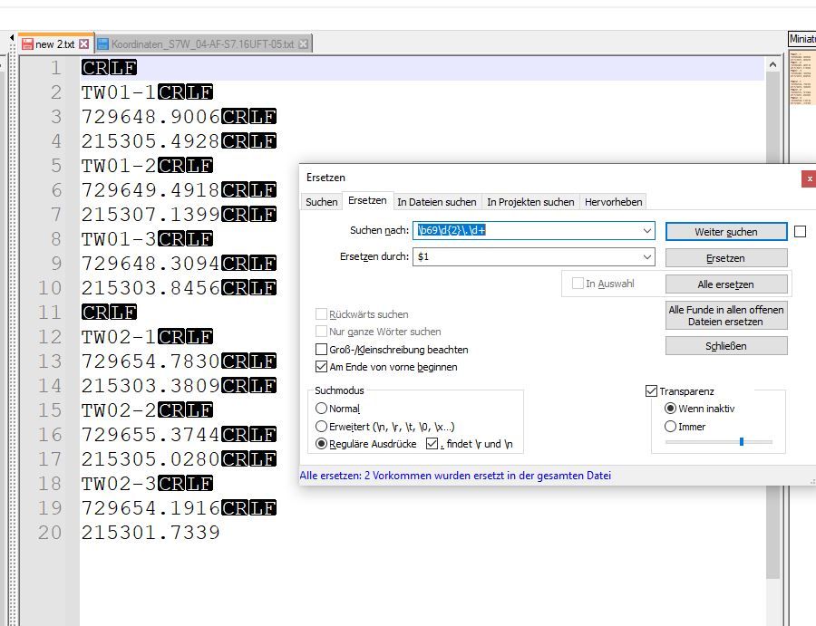 Search For Range Of Values Notepad Community
