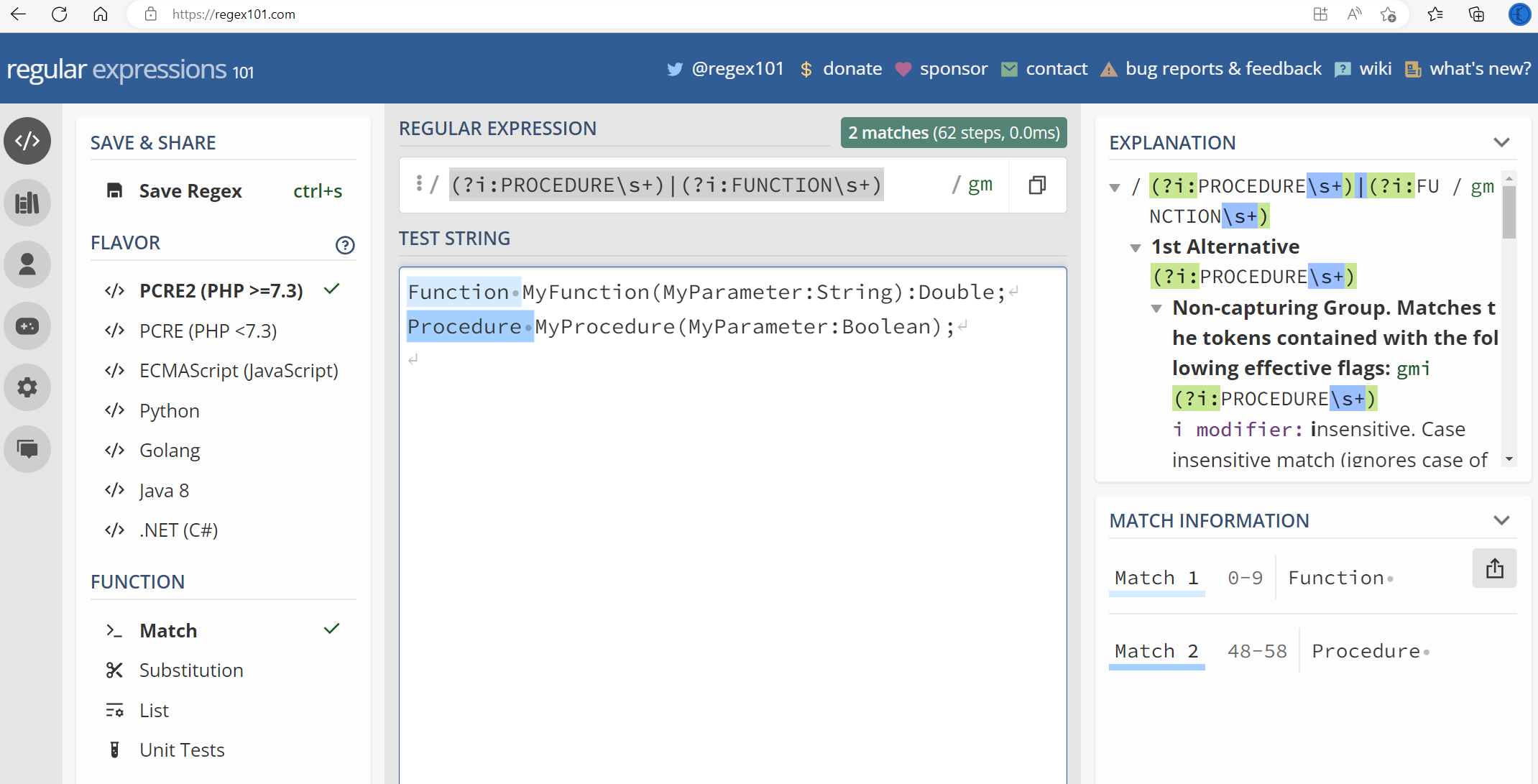 Help Adding Pascal To Function List Notepad Community