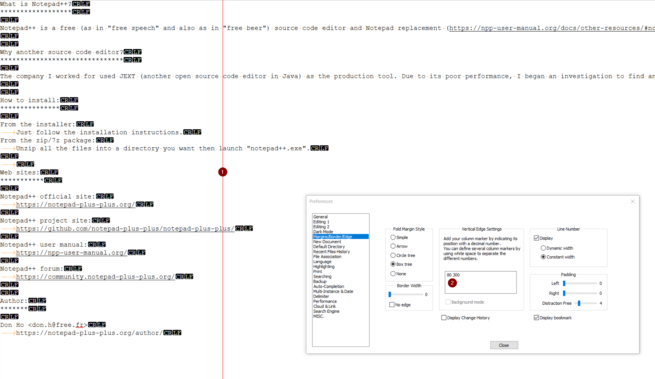Cursor And Vertical Line Notepad Community