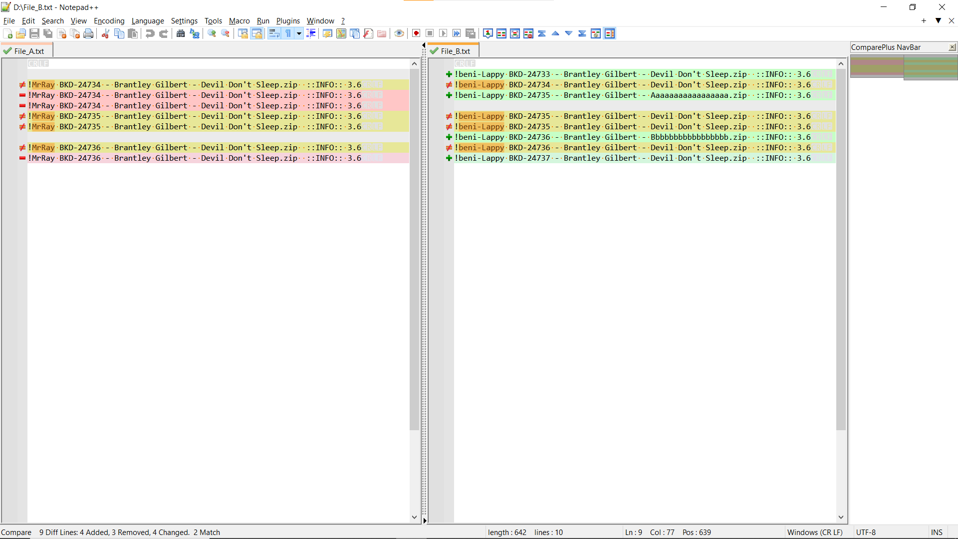 Help Needed with COMPARE plugin..thanks in advance | Notepad++ Community