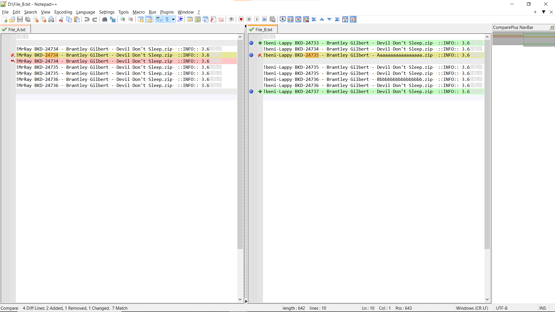 Help Needed with COMPARE plugin..thanks in advance | Notepad++ Community
